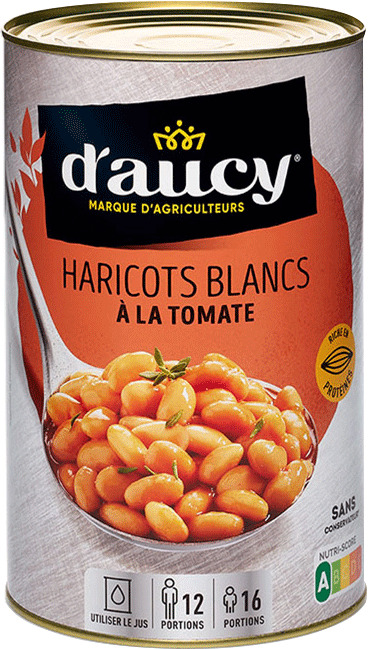 Haricots blancs à la tomate - Eureden Foodservice