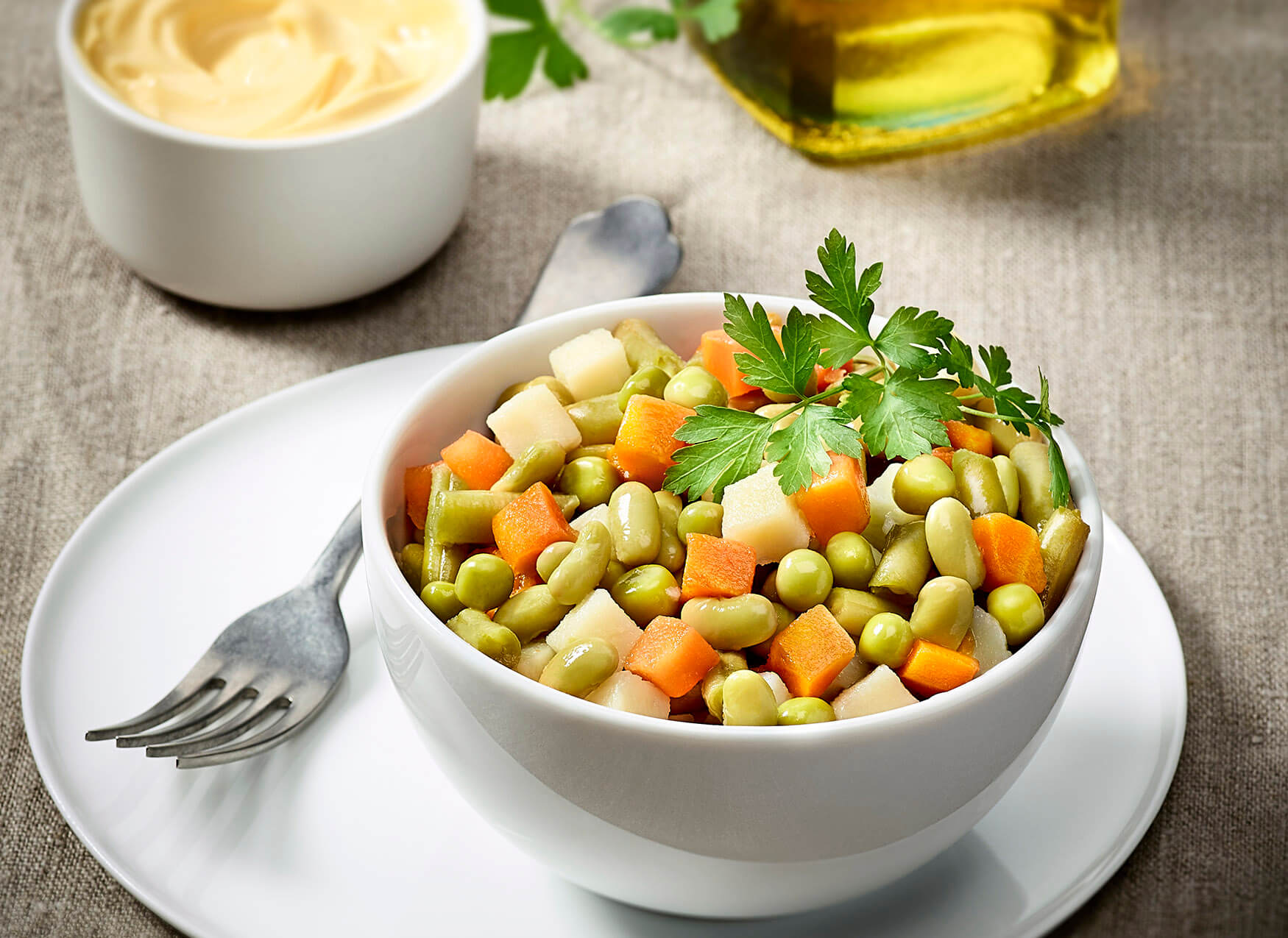 Macédoine de légumes bio en conserve - d'aucy Foodservice